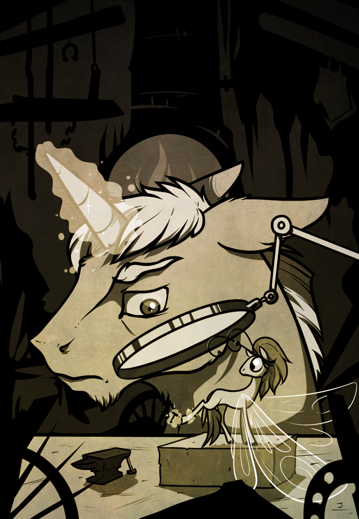 #1234328 - safe, artist:28gooddays, breezie, pony, unicorn, tabun art ...