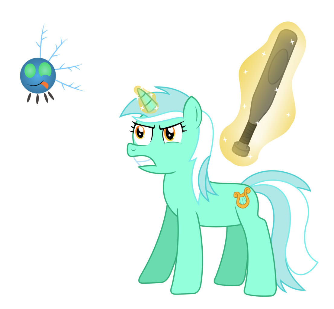 #1234761 - safe, artist:sketchmcreations, lyra heartstrings, parasprite ...