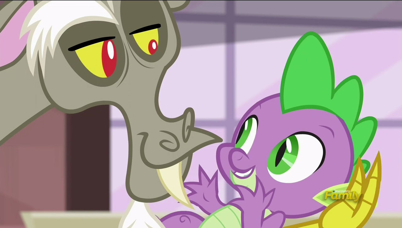 #1235131 - safe, screencap, discord, spike, dungeons and discords, g4 ...