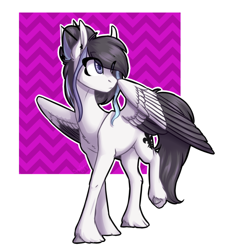 #1215918 - safe, artist:alicjaspring, oc, oc only, oc:purple, solo ...