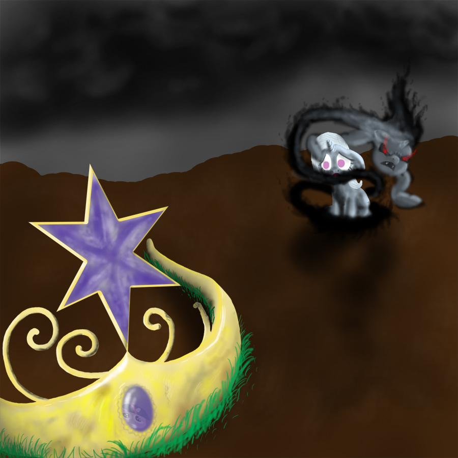 #1237284 - safe, artist:the-laughing-horror, trixie, twilight sparkle ...