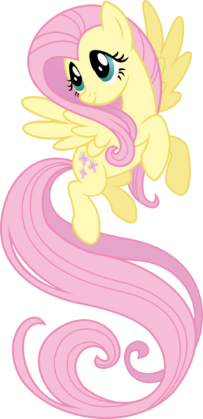 Fluttershy Flying Vector