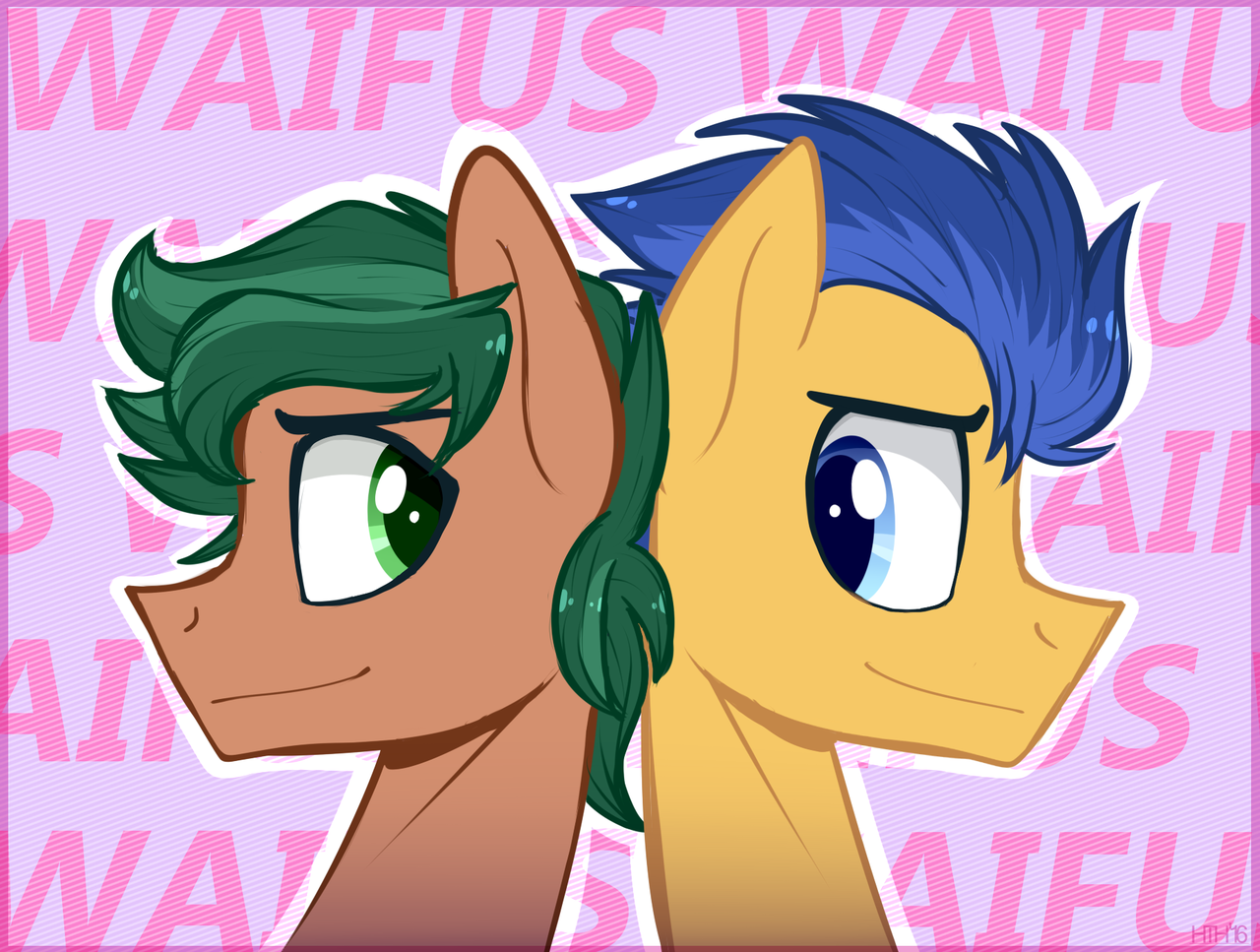 #1220657 - safe, artist:higglytownhero, flash sentry, timber spruce ...