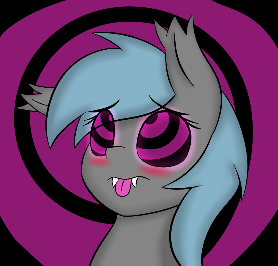 #1238870 - suggestive, artist:askhypnoswirl, oc, oc only, oc:star charmer, bat pony, pony, cute ...