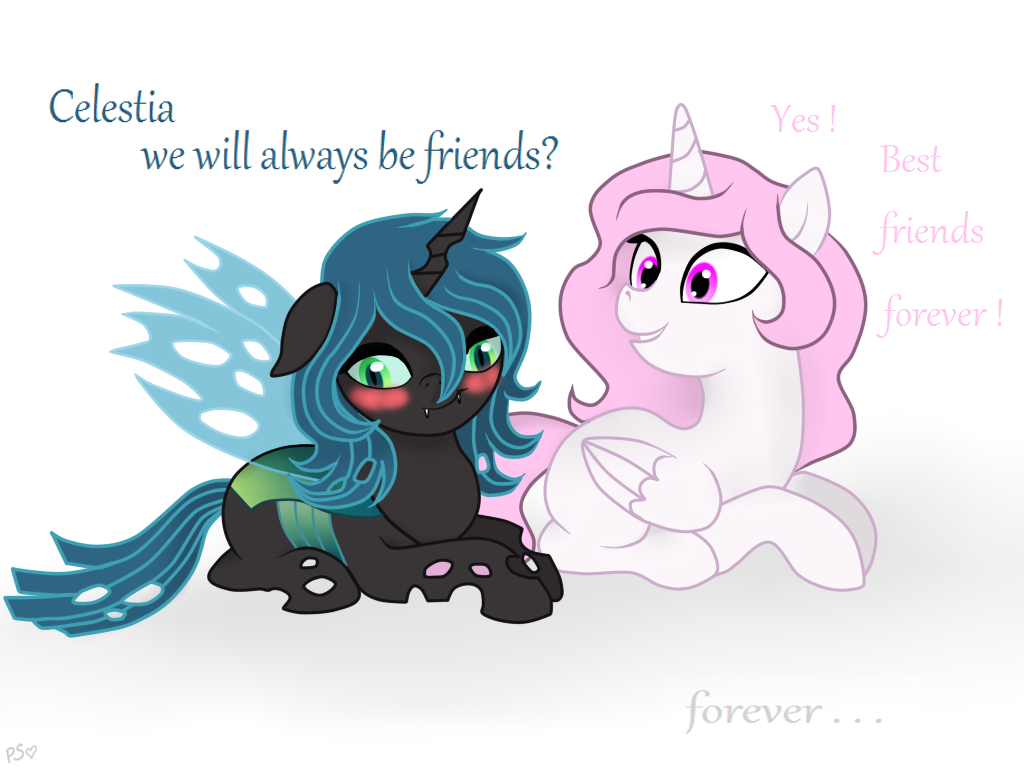 #1240197 - safe, artist:pinkamenascratch, princess celestia, queen ...