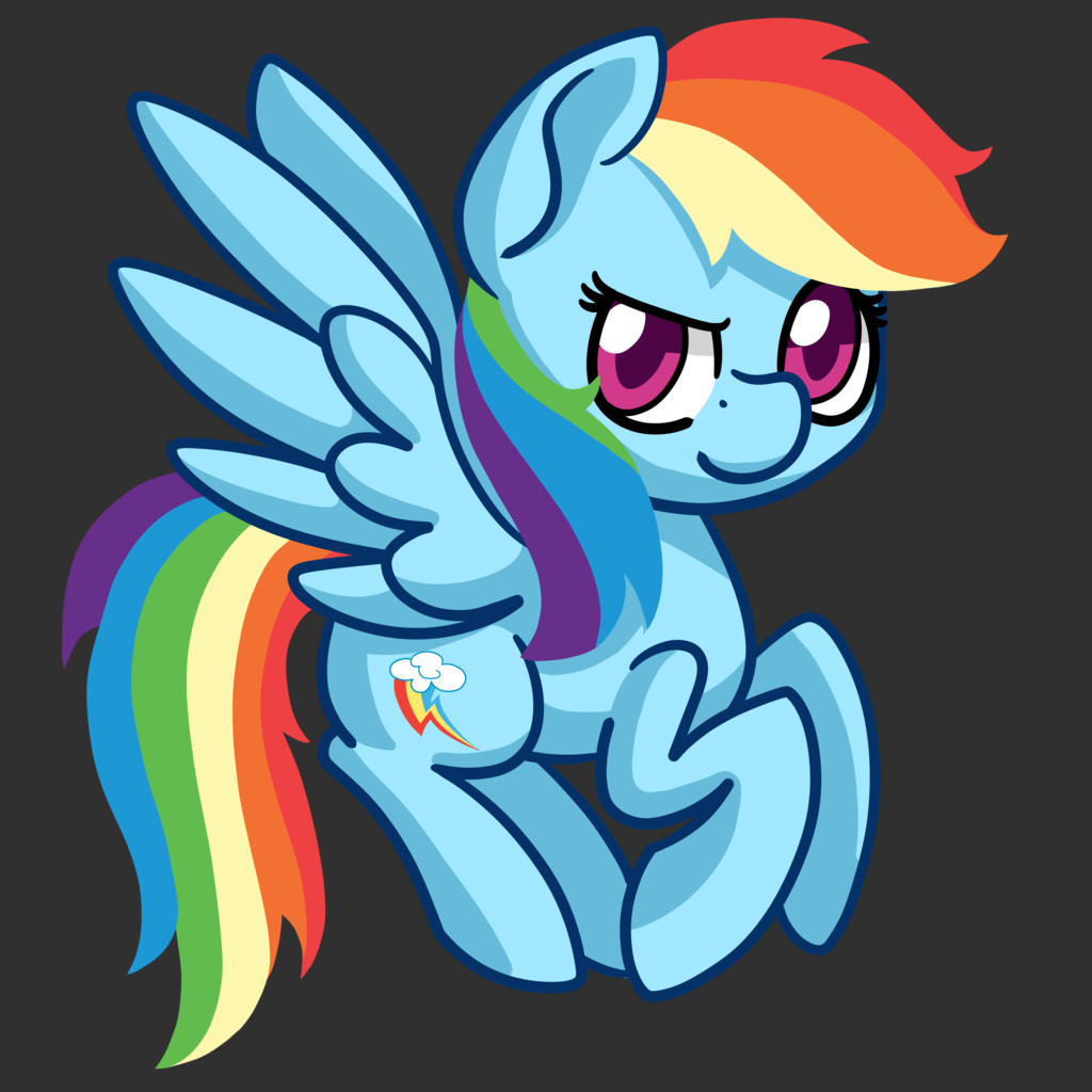 #1254287 - safe, artist:sabrib, rainbow dash, absurd resolution, female ...