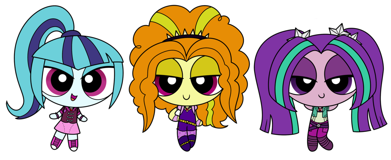 #1259177 - safe, artist:syggie, adagio dazzle, aria blaze, sonata dusk ...