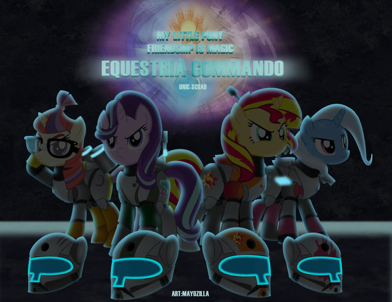 #1240404 - safe, artist:mayozilla, moondancer, starlight glimmer ...