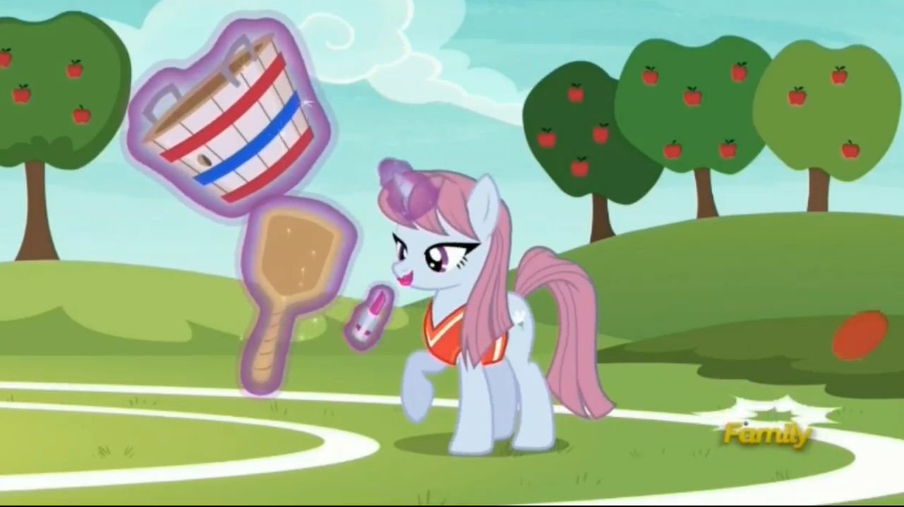 #1240734 - safe, screencap, lipstick vanity, pony, unicorn, buckball ...