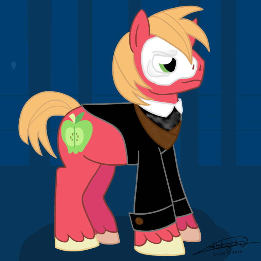 #1243725 - safe, artist:aurumluxetal, big macintosh, earth pony, pony ...