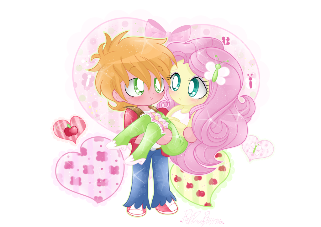 #1336704 - safe, artist:pinkprincessblossom, big macintosh, fluttershy ...