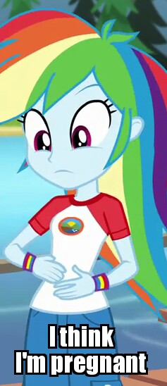 Rainbow Dash Pregnant Human