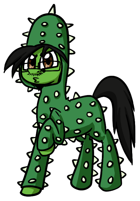 #1339022 - safe, artist:alittleofsomething, oc, oc only, oc:cactus ...