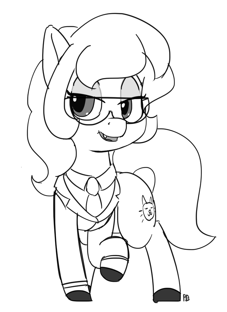 #1340512 - safe, artist:pabbley, pony, callie briggs, clothes, lidded ...
