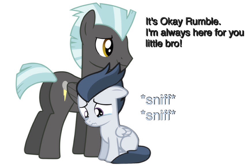 #1340993 - safe, artist:jawsandgumballfan24, rumble, thunderlane, pony ...