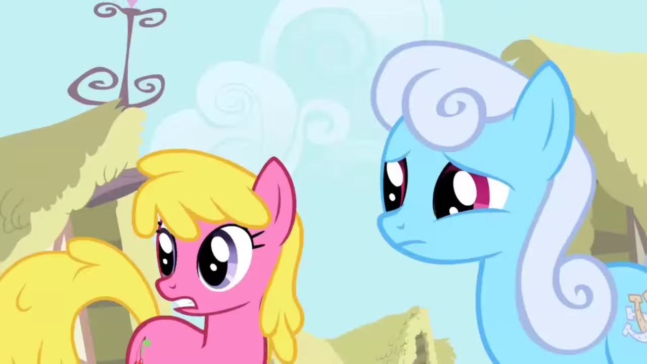 #1343507 - safe, screencap, cherry berry, linky, shoeshine, pony ...