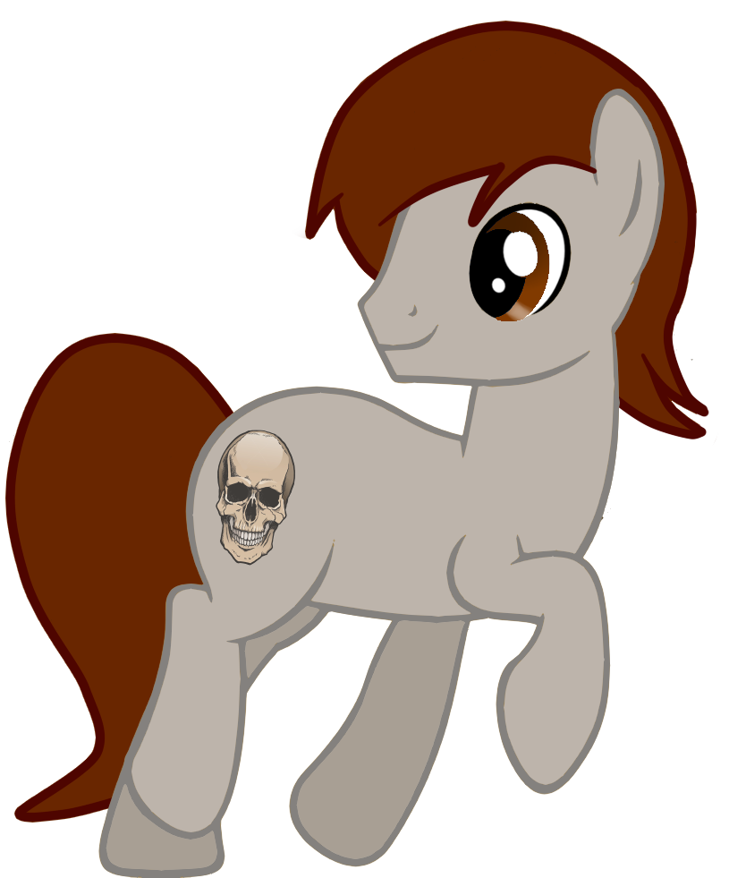 #1347351 - safe, artist:rsa.fim, oc, oc only, oc:vital skull, earth pony, pony, cutie mark ...