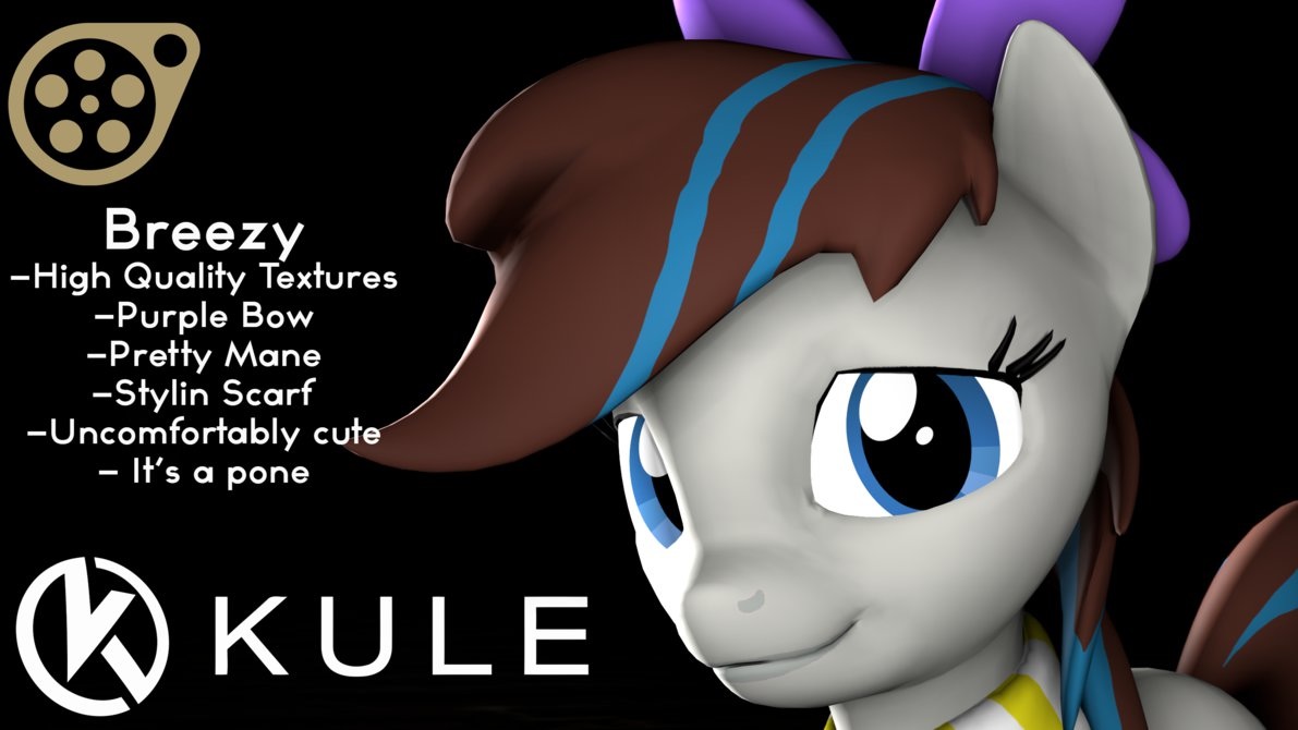 #1349343 - safe, artist:tesseron-c, oc, oc only, oc:breezy, pony, 3d ...