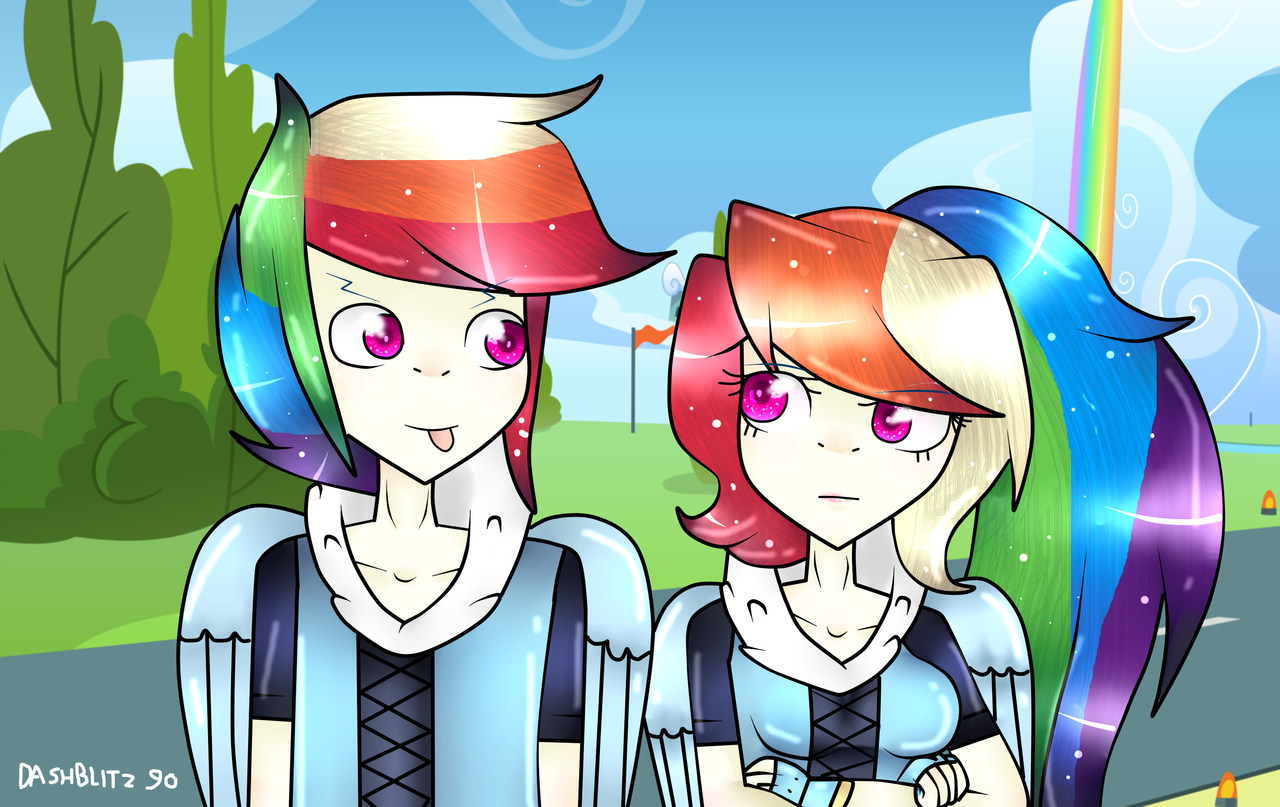 #1331321 - safe, artist:dashblitz90-fonnie, rainbow dash, human, g4 ...