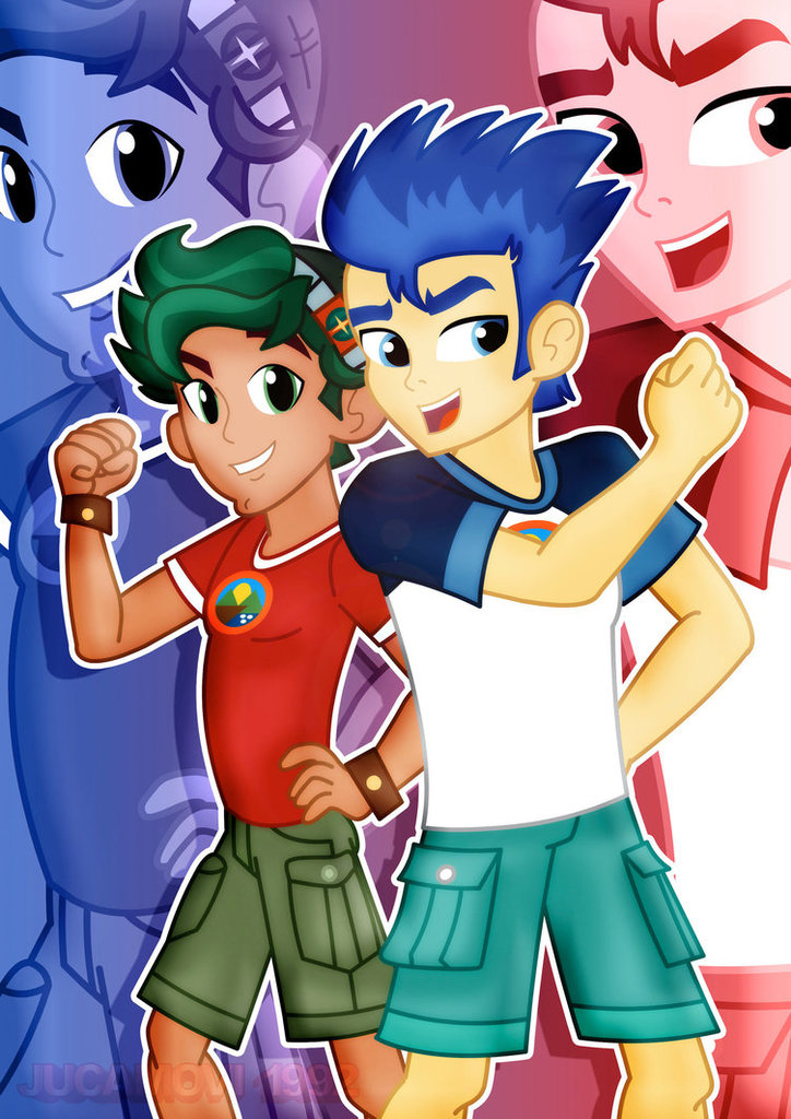 #1351121 - safe, artist:jucamovi1992, flash sentry, timber spruce ...