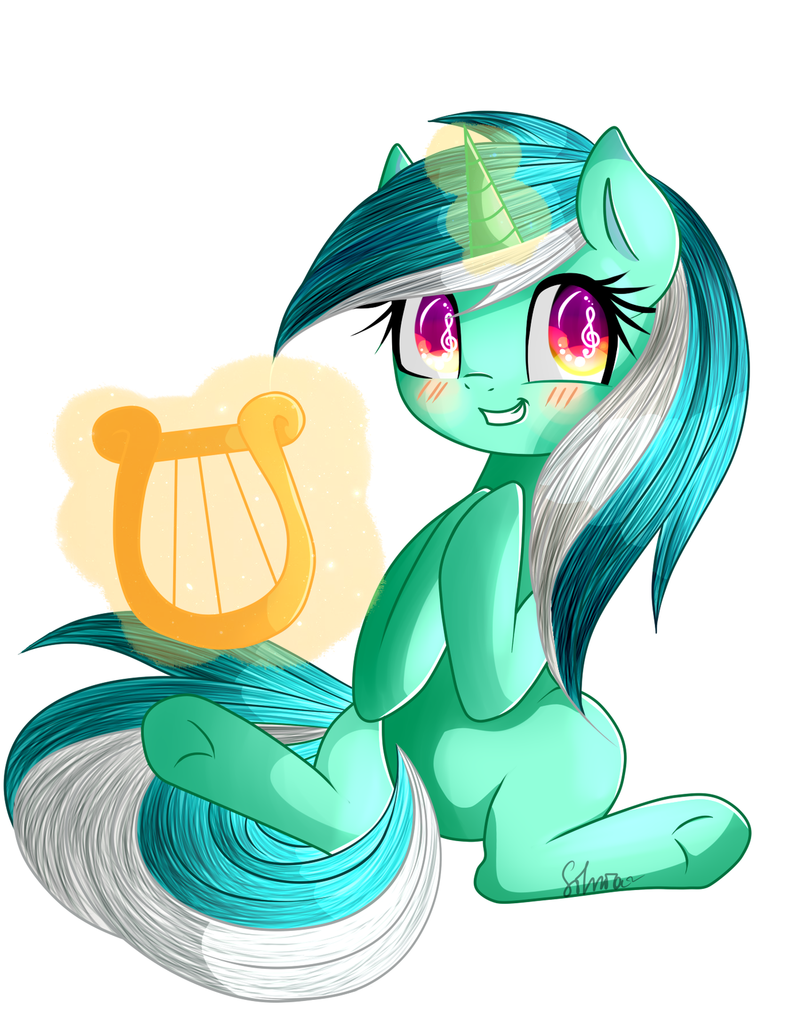 #1332774 - safe, artist:silvia-zero, lyra heartstrings, pony, g4 ...