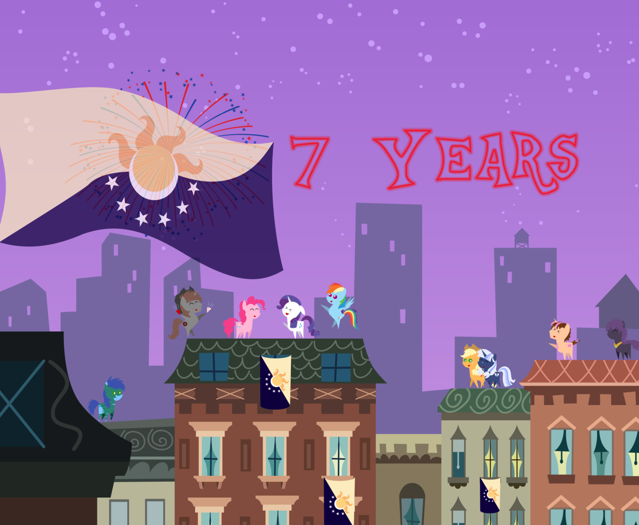 #1557443 - safe, artist:steampunk-brony, applejack, pinkie pie, rainbow ...