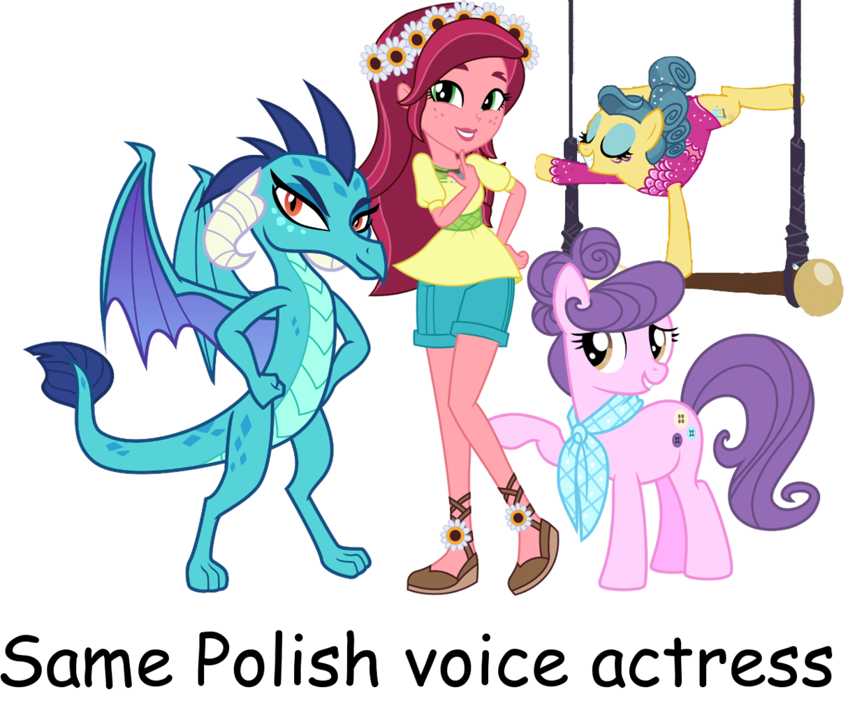 #1557830 - safe, gloriosa daisy, princess ember, suri polomare, trapeze ...