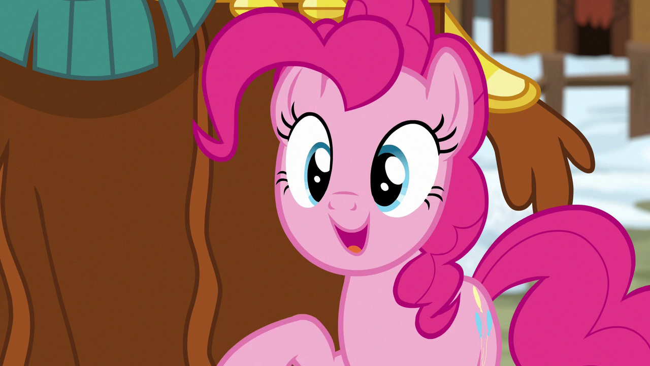 #1558289 - safe, screencap, pinkie pie, prince rutherford, pony, yak ...