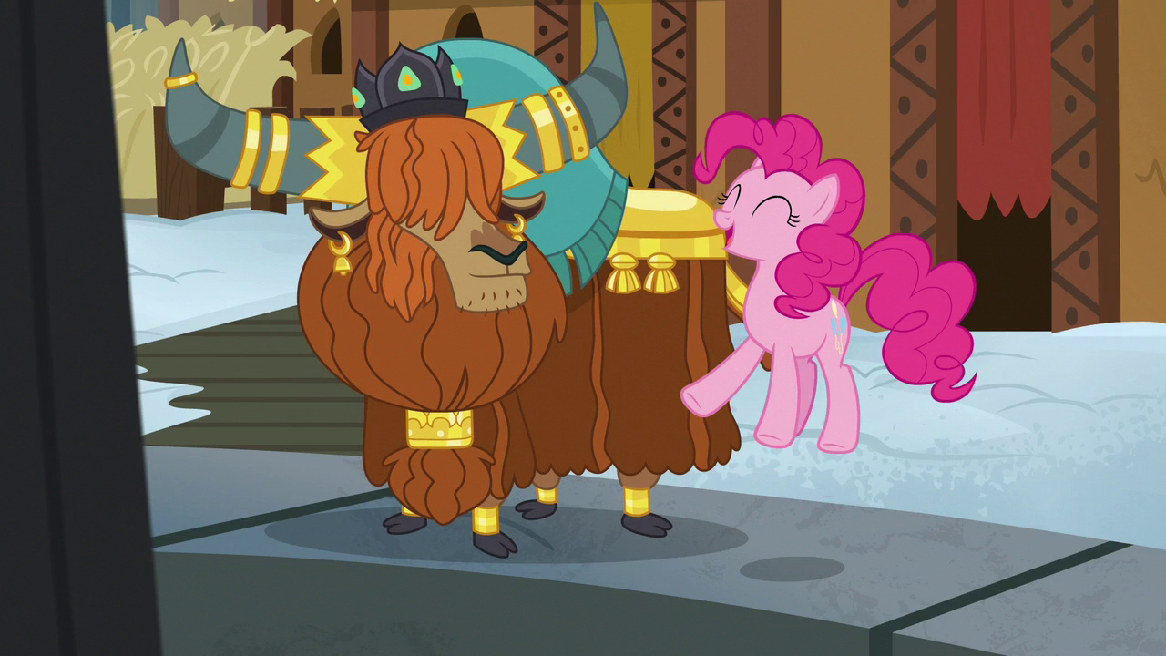 #1559575 - safe, screencap, pinkie pie, prince rutherford, earth pony ...