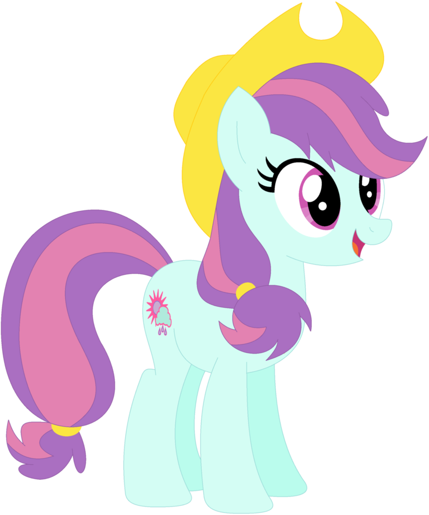 #1559671 - safe, artist:ra1nb0wk1tty, applejack, sunny flare, earth ...