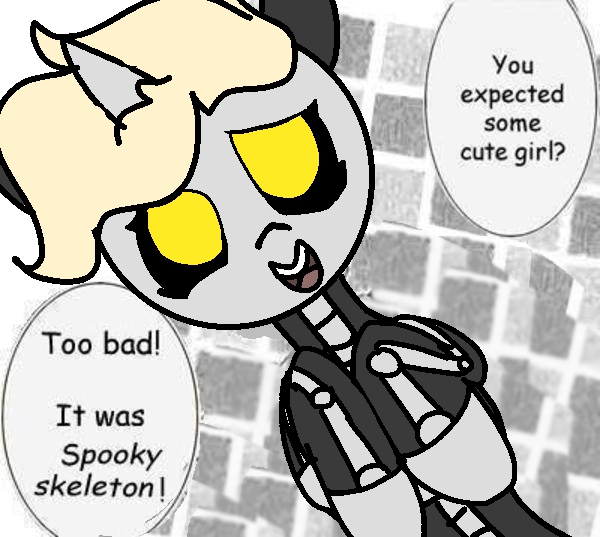 #1560030 - safe, artist:nootaz, oc, oc only, oc:nootaz, bone, clothes ...