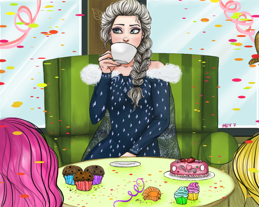 #1561380 - safe, artist:ladyingreen7, applejack, pinkie pie, g4, cake ...