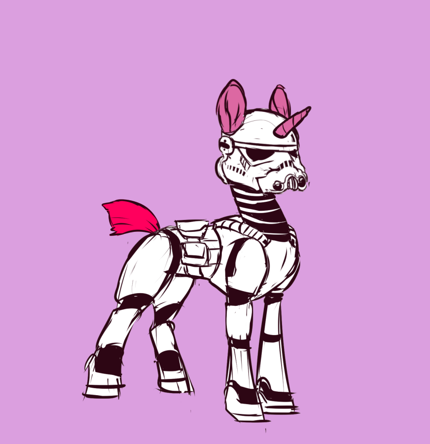 #1561914 - safe, artist:alorix, pony, unicorn, armor, helmet, simple ...