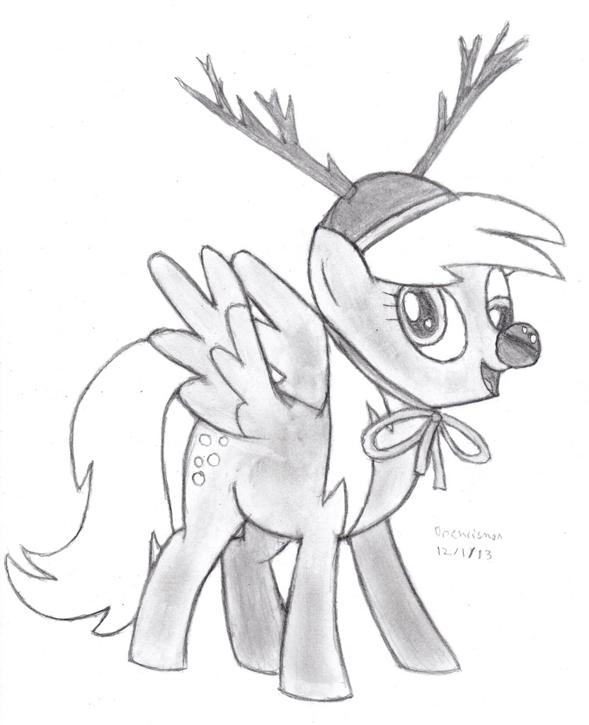 #1561939 - safe, artist:drchrisman, derpy hooves, pegasus, pony ...