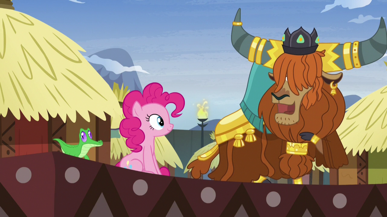 #1562026 - safe, screencap, gummy, pinkie pie, prince rutherford ...