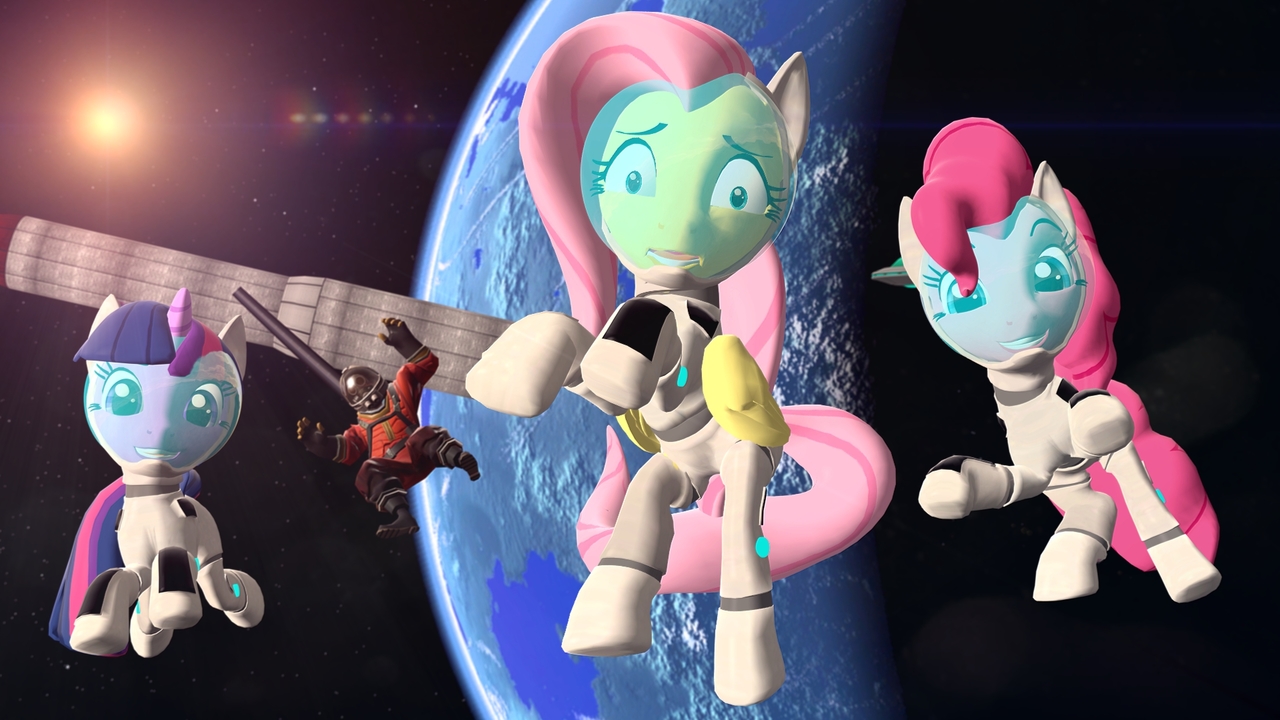 #1562858 - safe, artist:flushies, fluttershy, pinkie pie, twilight ...