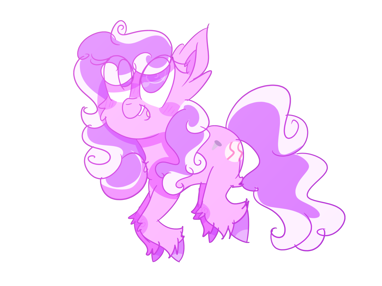 #1566557 - safe, artist:animatedtrash, screwball, pony, female, high ...