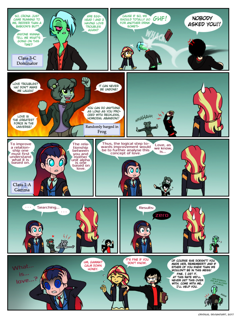 #1567836 - safe, artist:crydius, sunset shimmer, oc, oc:crydius, oc ...