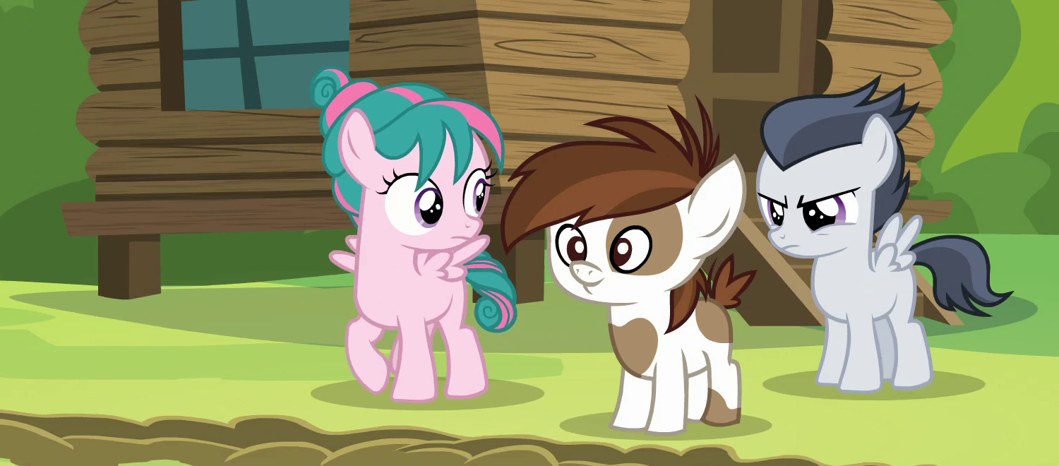 #1567974 - safe, screencap, pipsqueak, rumble, tulip swirl, pegasus ...