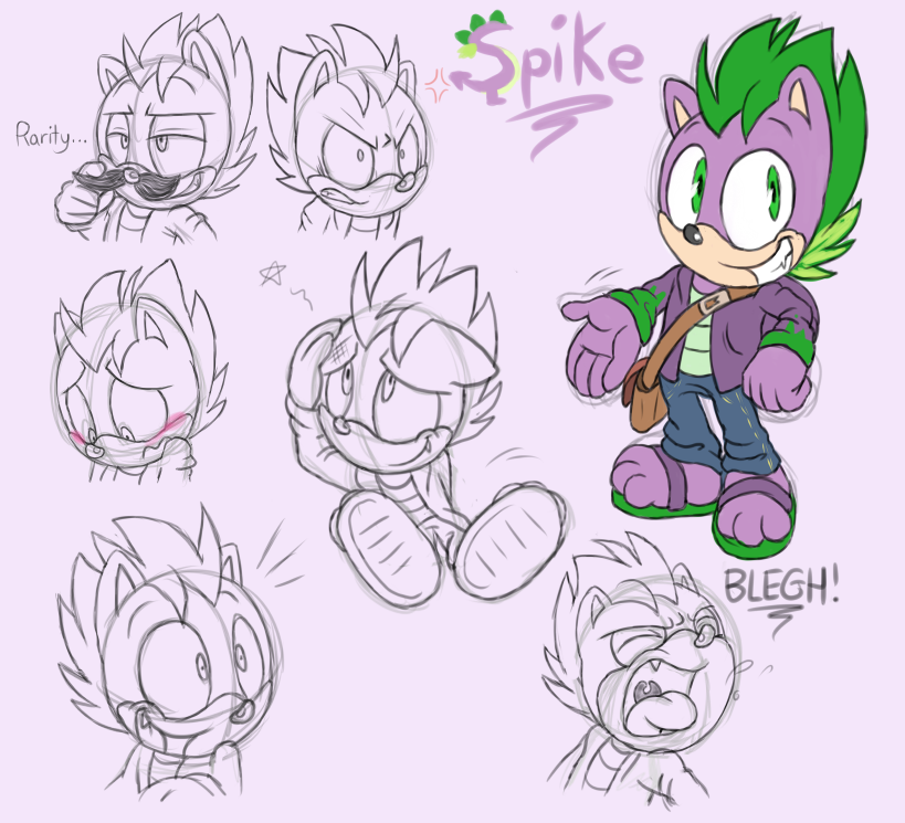 #1570026 - safe, artist:aperture-styles, artist:atomiclance, spike ...