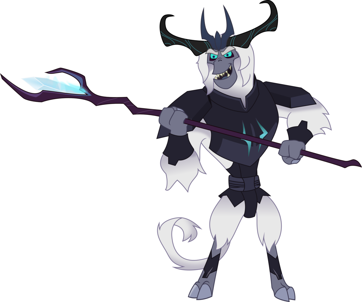 #1571247 - safe, artist:aqua-pony, storm king, g4, my little pony: the ...