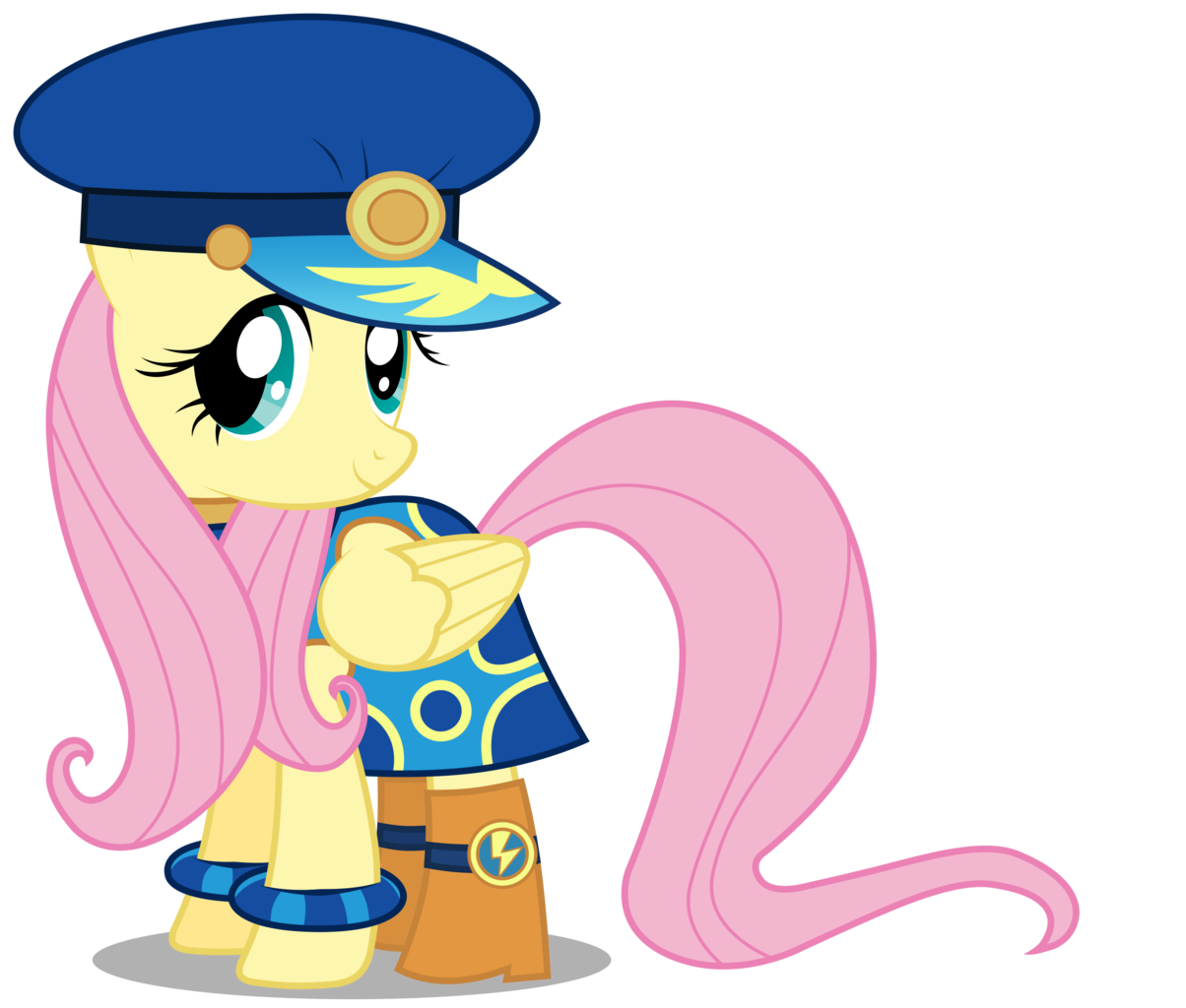 #1571306 - safe, artist:brony-works, admiral fairy flight, fluttershy ...