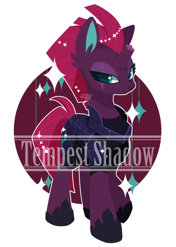 #1572922 - safe, artist:snow angel, tempest shadow, pony, unicorn, my ...
