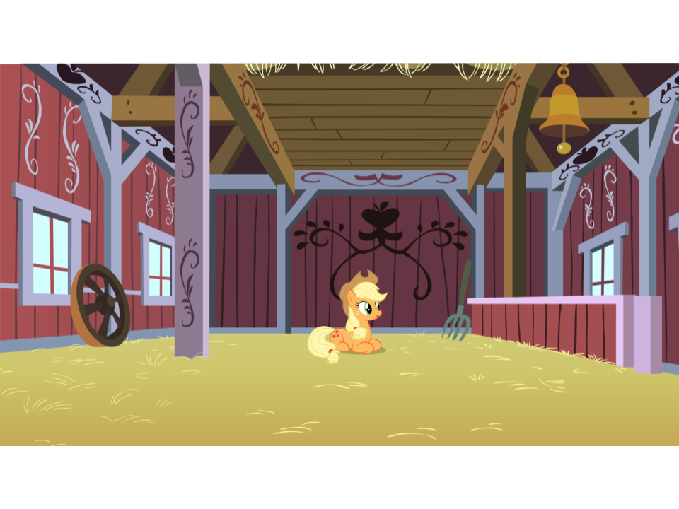 #1556426 - safe, applejack, earth pony, pony, g4, applejack's barn ...