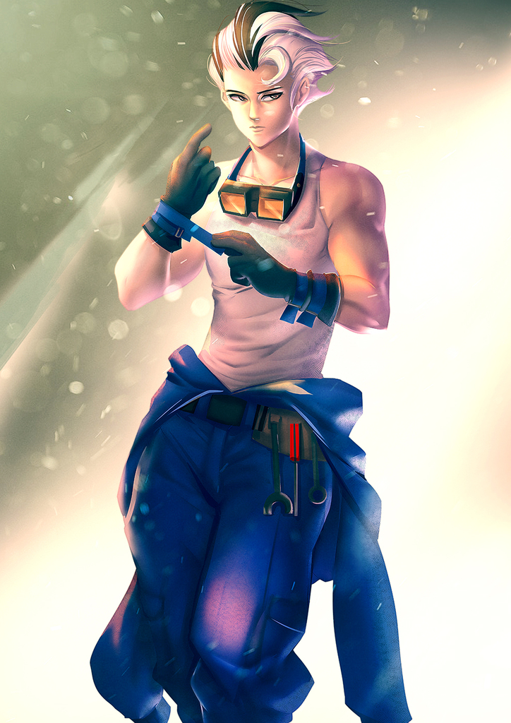 #1582999 - safe, artist:bakki, oc, oc only, oc:iron ore, human, clothes ...