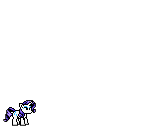 #1584153 - safe, artist:mega-poneo, rarity, animated, falcon kick ...