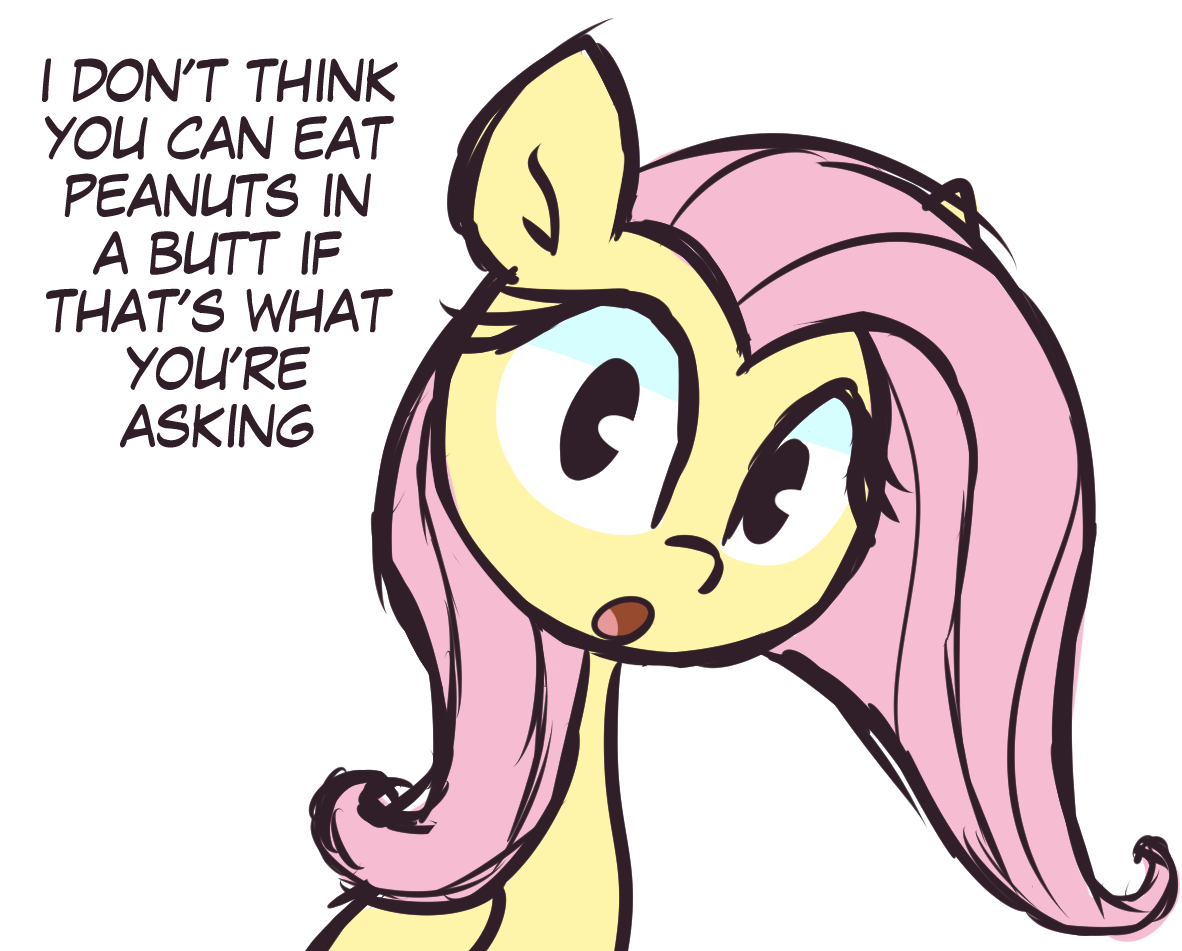 #1584220 - suggestive, artist:lilboulder, fluttershy, pegasus, pony, g4 ...