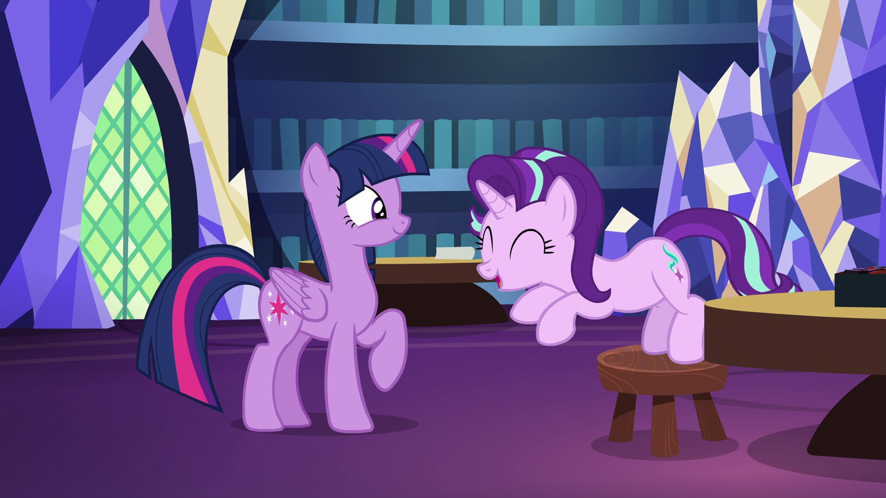 #1586887 - safe, screencap, starlight glimmer, twilight sparkle, alicorn, pony, g4, my little ...