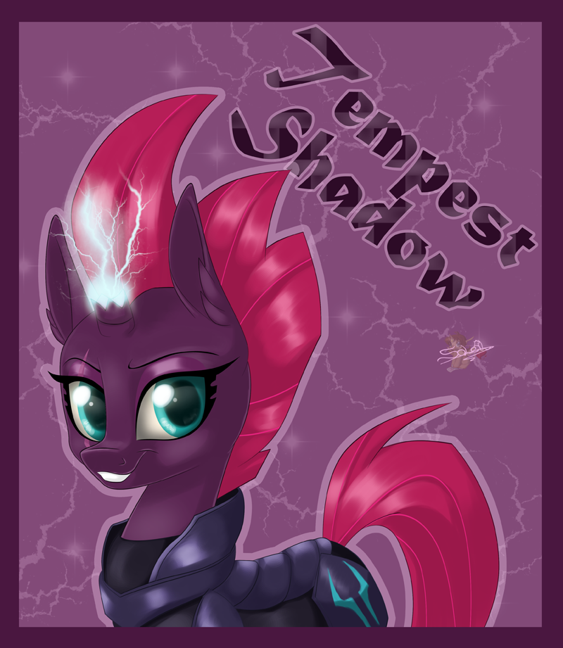 #1591882 - safe, artist:unisoleil, tempest shadow, pony, unicorn, g4 ...