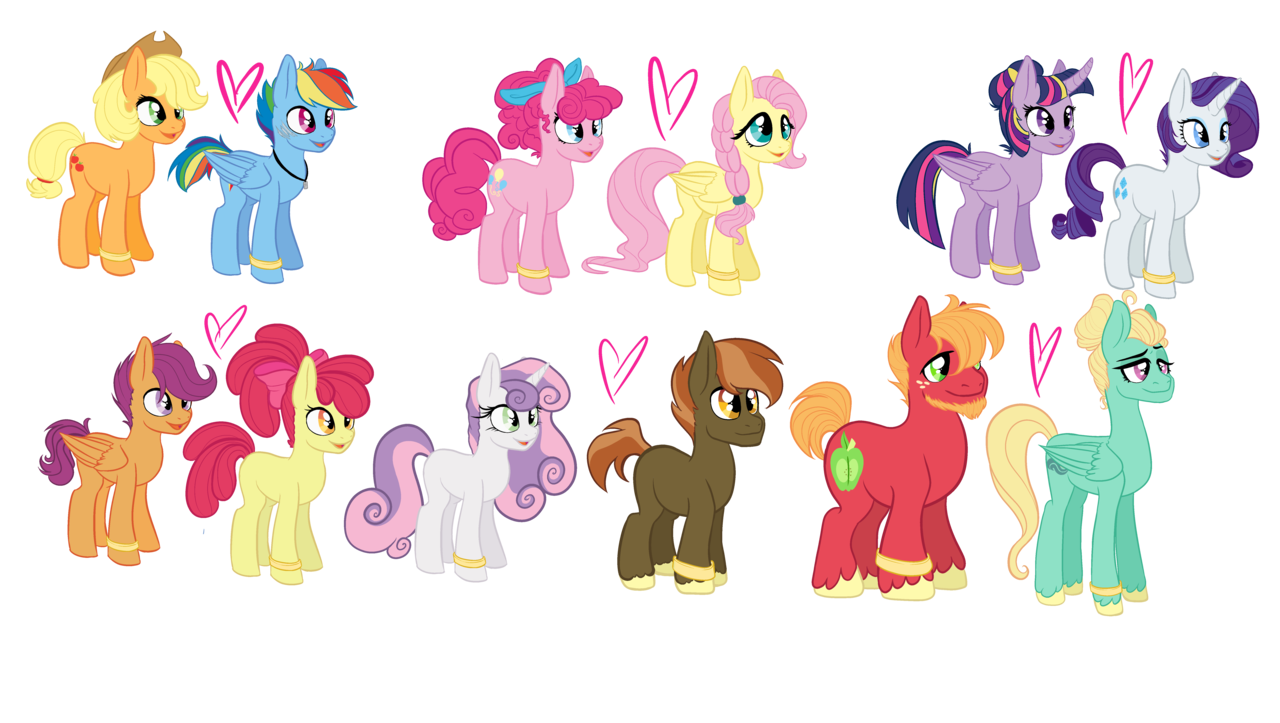 #1596177 - safe, artist:hazel-and-rowan, apple bloom, applejack, big ...